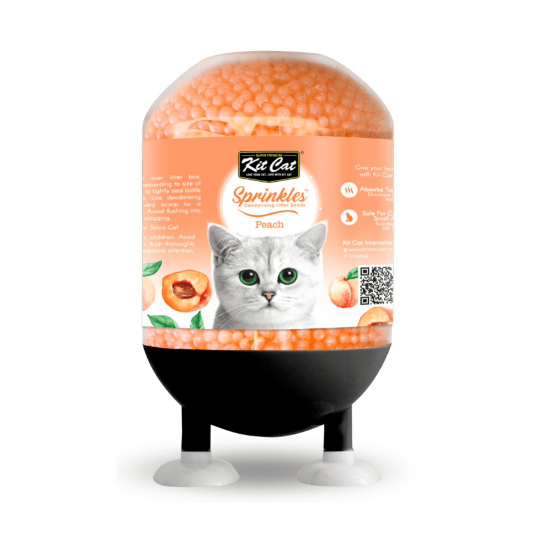 Desodorante de Arena para Gatos Kit Cat Sprinkles Peach | Katunip ...